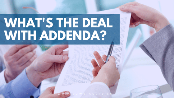 What's the Deal with Addenda? - LSAT and Law School Admissions Blog